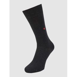 Burlington Socken mit Label-Print Modell 'Lord'