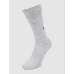 Burlington Socken mit Label-Print Modell 'Lord'