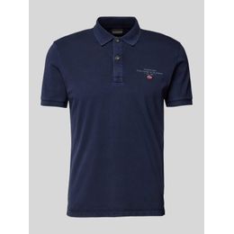 Napapijri Regular Fit Poloshirt mit Label-Print Modell 'elbas'