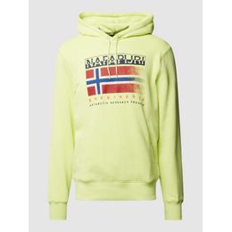 Napapijri Hoodie mit Label-Print Modell 'B-KREIS'