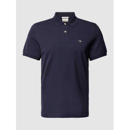 Gant Poloshirt mit Label-Stitching Modell 'SHIELD'