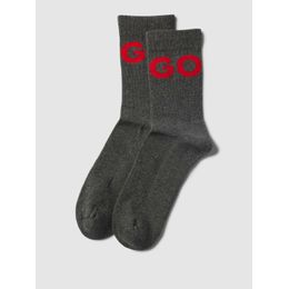 Hugo Socken mit Label-Print im 2er-Pack Modell 'ICONCOL'