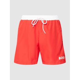 BOSS Badehose in Two-Tone-Machart Modell 'Starfish'