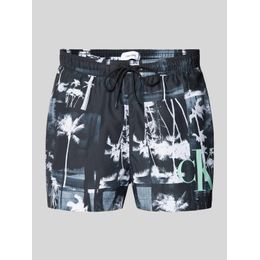 Calvin Klein Underwear Badehose mit Allover-Muster