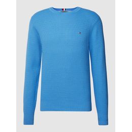 Tommy Hilfiger Strickpullover mit Label-Stitching