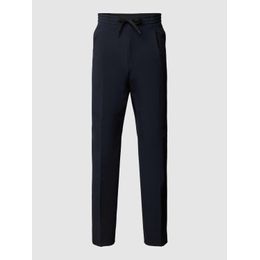 Hugo Regular Fit Bundfaltenhose mit Strukturmuster Modell 'Teagan'