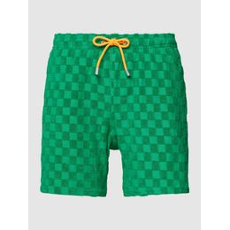 Mc2 Saint Barth Badehose mit Label-Patch Modell 'GUSTAVIA SPONGE'