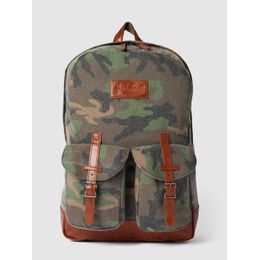 Mc2 Saint Barth Rucksack mit Camouflage-Muster Modell 'CODY'