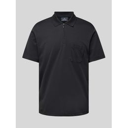 Ragman Regular Fit Poloshirt mit Logo-Stitching