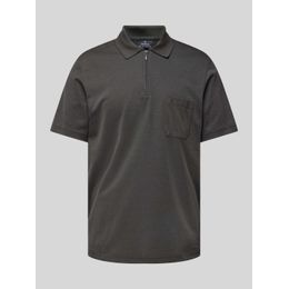 Ragman Regular Fit Poloshirt mit Logo-Stitching