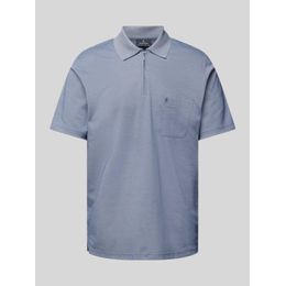 Ragman Regular Fit Poloshirt mit Logo-Stitching