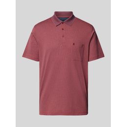 Ragman Regular Fit Poloshirt mit Allover-Muster