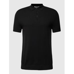 Selected Homme Poloshirt mit kurzer Knopfleiste Modell 'BERG'