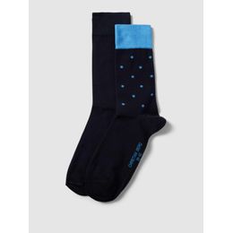 Christian Berg Socken mit Label-Detail im 2er-Pack