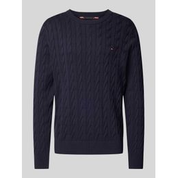 Tommy Hilfiger Strickpullover mit Zopfmuster