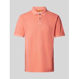 Camel Active Regular Fit Poloshirt mit Logo-Stitching