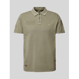 Camel Active Poloshirt mit Label-Stitching