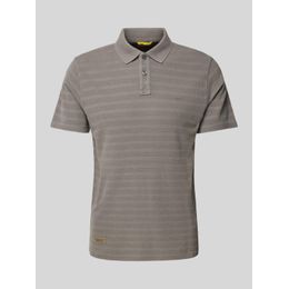 Camel Active Poloshirt mit Label-Stitching