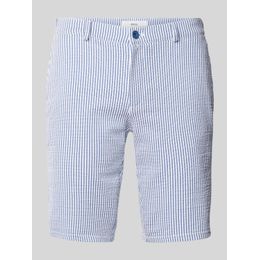 Brax Slim Fit Bermudas mit Streifenmuster Modell 'SILVIO'