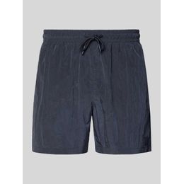 Strellson Badehose in Crinkle-Optik Modell 'Boas'