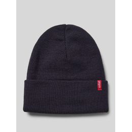 Levi's Beanie mit Label-Patch Modell 'SLOUCHY RED TAB'