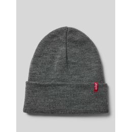 Levi's Beanie mit Label-Patch Modell 'SLOUCHY RED TAB'