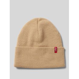 Levi's Beanie mit Label-Patch Modell 'SLOUCHY RED TAB'