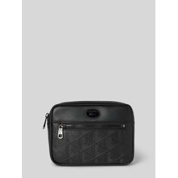 Lacoste Handtasche mit Label-Applikation Modell 'REPORTER'