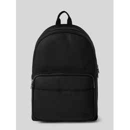 Lacoste Rucksack mit Label-Applikation