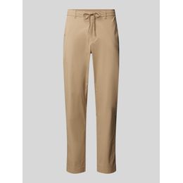 Selected Homme Regular Tapered Fit Chino mit Tunnelzug Modell 'LERO'