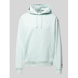 Champion Hoodie mit Label-Stitching