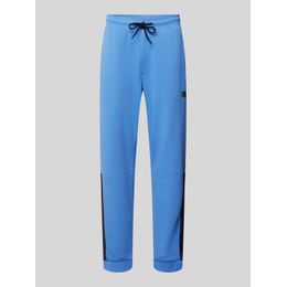 EA7 Emporio Armani Sweatpants mit Label-Print Modell 'NATURAL'