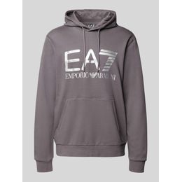 EA7 Emporio Armani Hoodie mit Label-Print