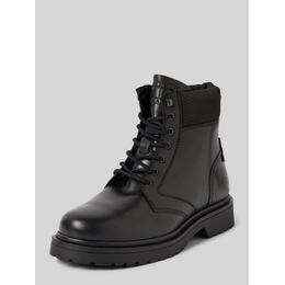 Tommy Jeans Schnürboots aus Leder mit Label-Detail Modell 'LACE UP'