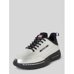 Polo Sport Ralph Lauren Ledersneaker in metallic