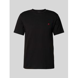 Replay T-Shirt mit Logo-Stitching