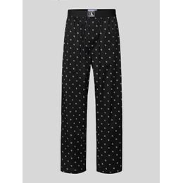 Calvin Klein Underwear Pyjama-Hose mit elastischem Label-Bund