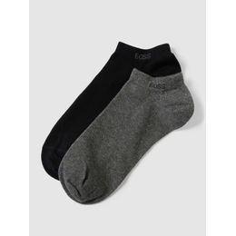 BOSS Sneakersocken mit Label-Print im 2er-Pack