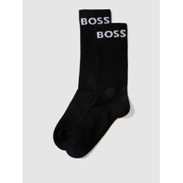 BOSS Socken mit Label-Print im 2er-Pack