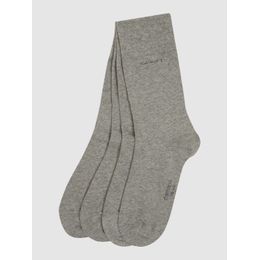 Camano Socken im unifarbenen Design im 4er-Pack