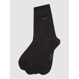 Camano Socken im unifarbenen Design im 4er-Pack