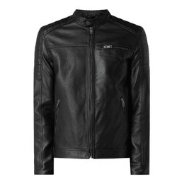 Jack & Jones Jacke mit Biker-Look Modell 'Rocky'