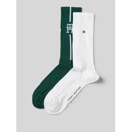 Tommy Hilfiger Socken mit elastischem Rippenbündchen im 2er-Pack