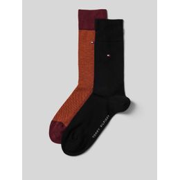 Tommy Hilfiger Socken mit Label-Detail im 2er-Pack