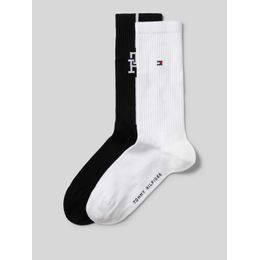 Tommy Hilfiger Socken mit elastischem Rippenbündchen im 2er-Pack