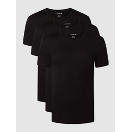 Lacoste Slim Fit T-Shirt aus Baumwolle im 3er-Pack