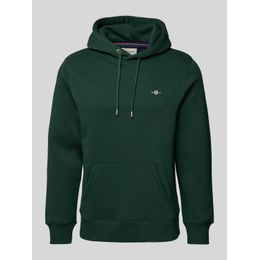 Gant Hoodie mit Label-Stitching Modell 'SHIELD'