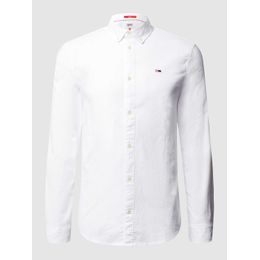 Tommy Jeans Slim Fit Freizeithemd aus Oxford