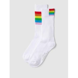 s.Oliver RED LABEL Socken mit Kontraststreifen im 2er-Pack