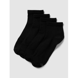 s.Oliver RED LABEL Socken mit Label-Detail im 4er-Pack Modell 'Quarter'